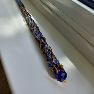 Blue Wand, Witchy Stick, Fairy Soul Magic Wand - Etsy