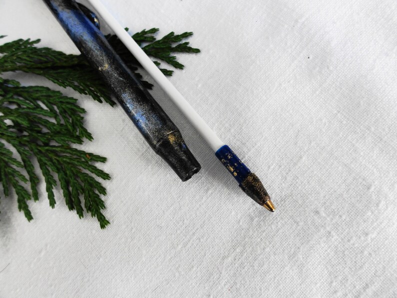 Fairy Pen Wizard Pen Magic Wand Pen Amethyst Crystal Pen Clay - Etsy