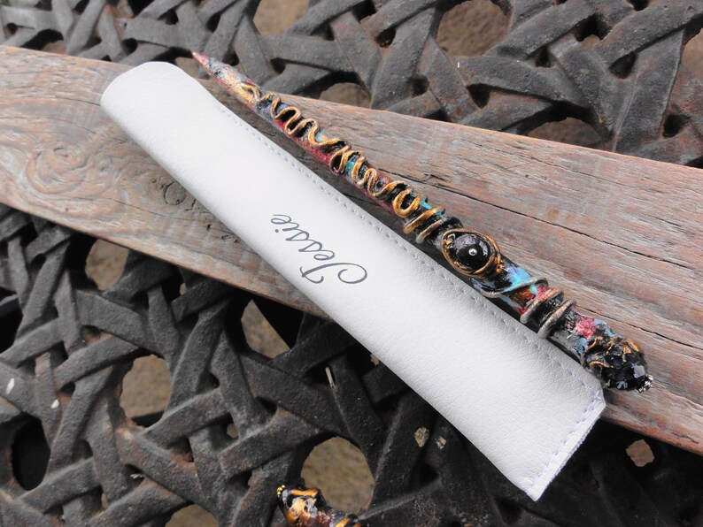 Garnet Crystal With Magic Pen Writer Pen Witchy Tools Fairy | Etsy