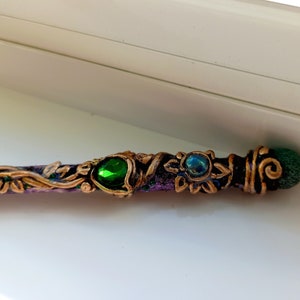 Wizard Magic Pen, Writer Pencil, Green and Purple - Etsy