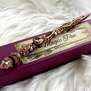 Magic Pen Heart Crystal , Written Pen, Witch Pencil, Gift for ...