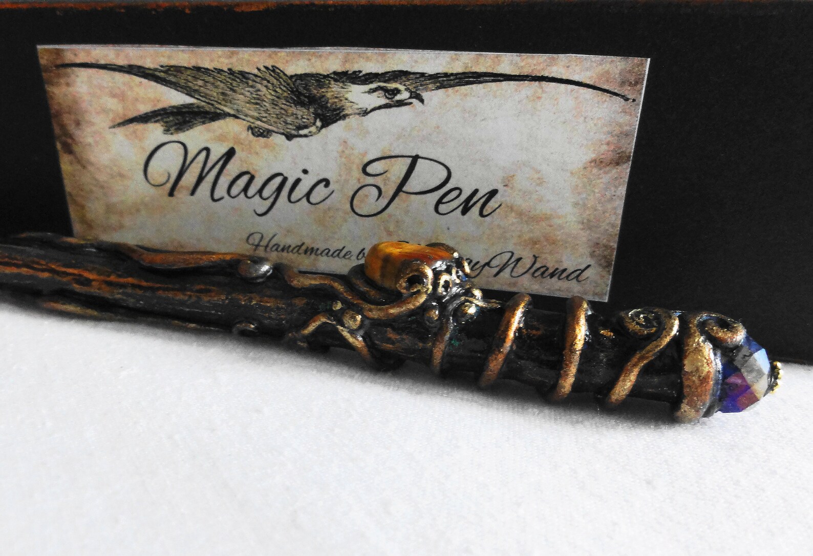 Witch Wand Pen Tigers Eye Pens Magic Wands Pencils | Etsy