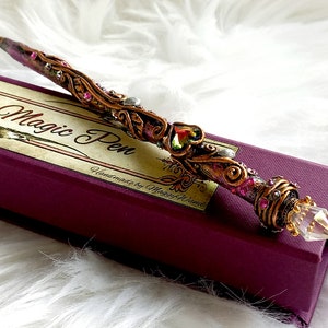 Magic Pen Heart Crystal , Written Pen, Witch Pencil, Gift for ...