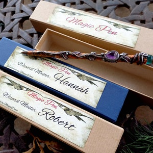 Magic Pen Wand Amethyst, Spell Pen, Witchy - Etsy