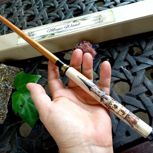 Castle Magic Wand, Magical Palace, Wizard Spell, Wand With BOX - Etsy