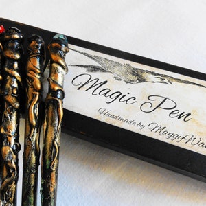 Set 4 Pencil Wood Magic Pencils Party Favor Pens Magic Pen Magic Wand ...