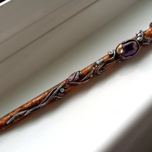Magic Pen Wand Amethyst, Spell Pen, Witchy - Etsy
