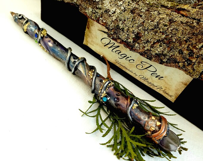 Multicolor Fluorite Magic Pen, Fairy Pens, Magic Pencil - Etsy