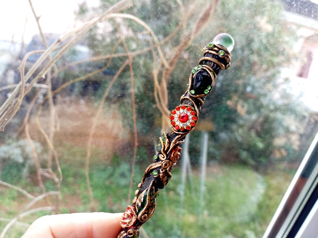 Magic Pen, Writer Pencil, Obsidian Crystal, Notebook Tools, Faerie ...