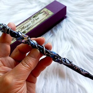 Magic Pen Rose Stars and Butterfly, Fairy Pen, Princess Tool - Etsy