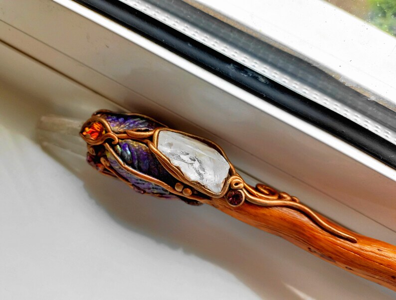 Clear Quartz Magic Wand Azeztulite Crystal Witchy One of A - Etsy