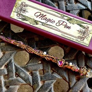 Magic Pen Heart Crystal , Written Pen, Witch Pencil, Gift for ...
