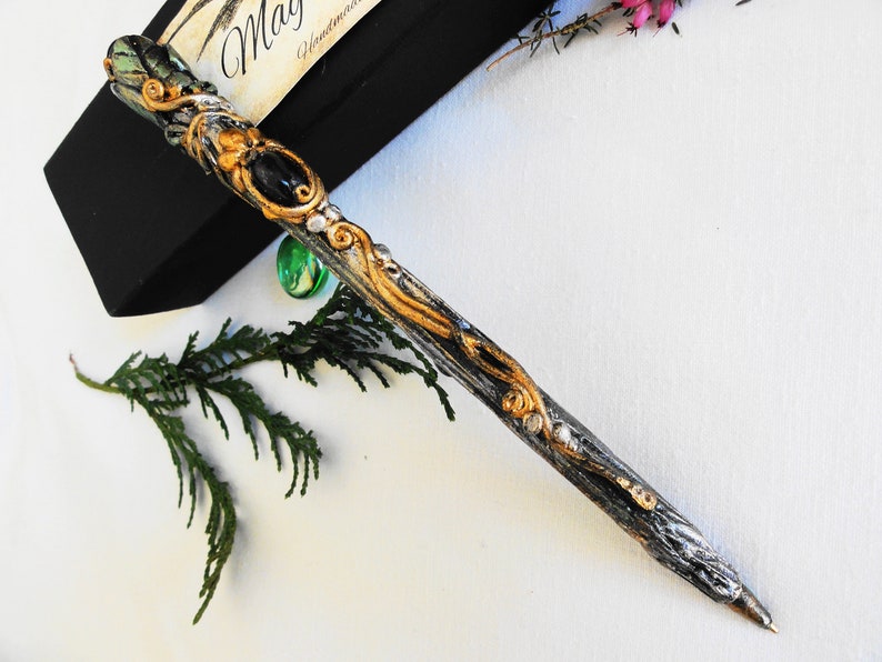 Pen Amethyst Stone Magic Pen Witchy | Etsy