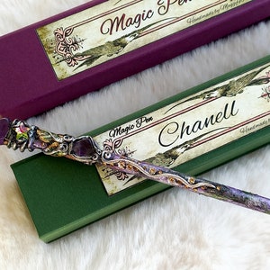 Star Magic Pen With Amethyst, Witch Pen, Spell Tools - Etsy