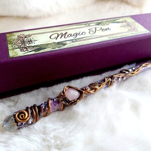 Fairy Magic Pen Rose Quartz, Magical and Attractive Power, for Wizards ...