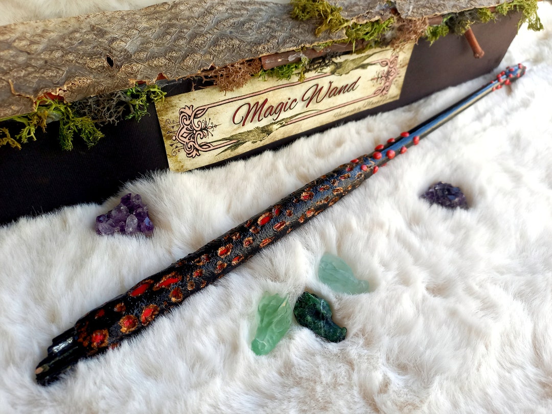 Black Tourmaline Magic Wand, Protect Stone, Witchy Tool, Wizard Wand - Etsy