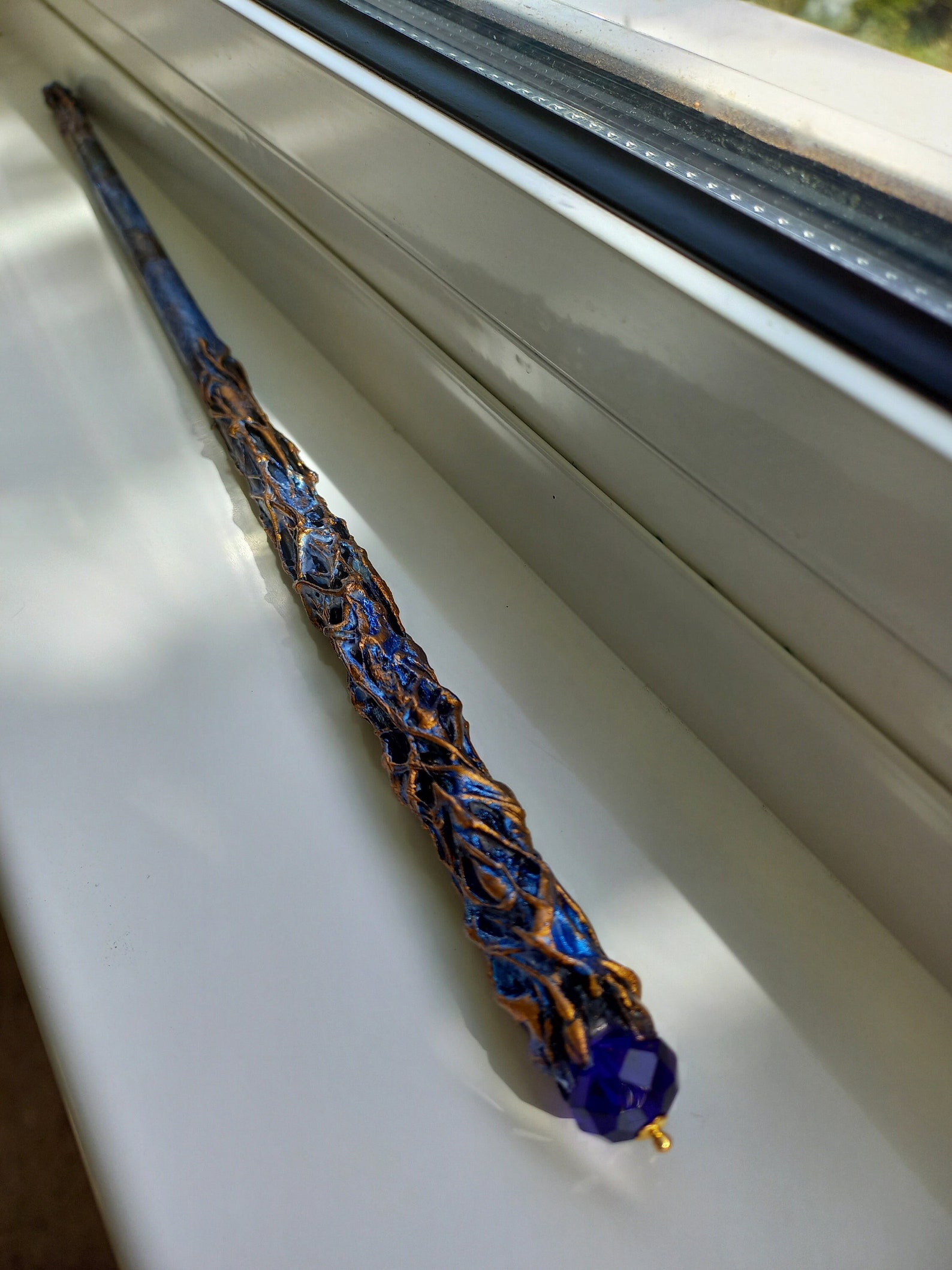 Blue Wand Witchy Stick Fairy Soul Magic Wand - Etsy