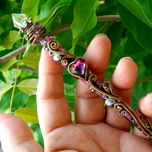 Magic Pen Heart Crystal , Written Pen, Witch Pencil, Gift for ...