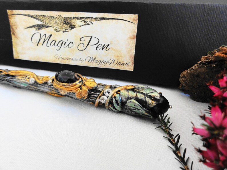 Pen Amethyst Stone Magic Pen Witchy | Etsy