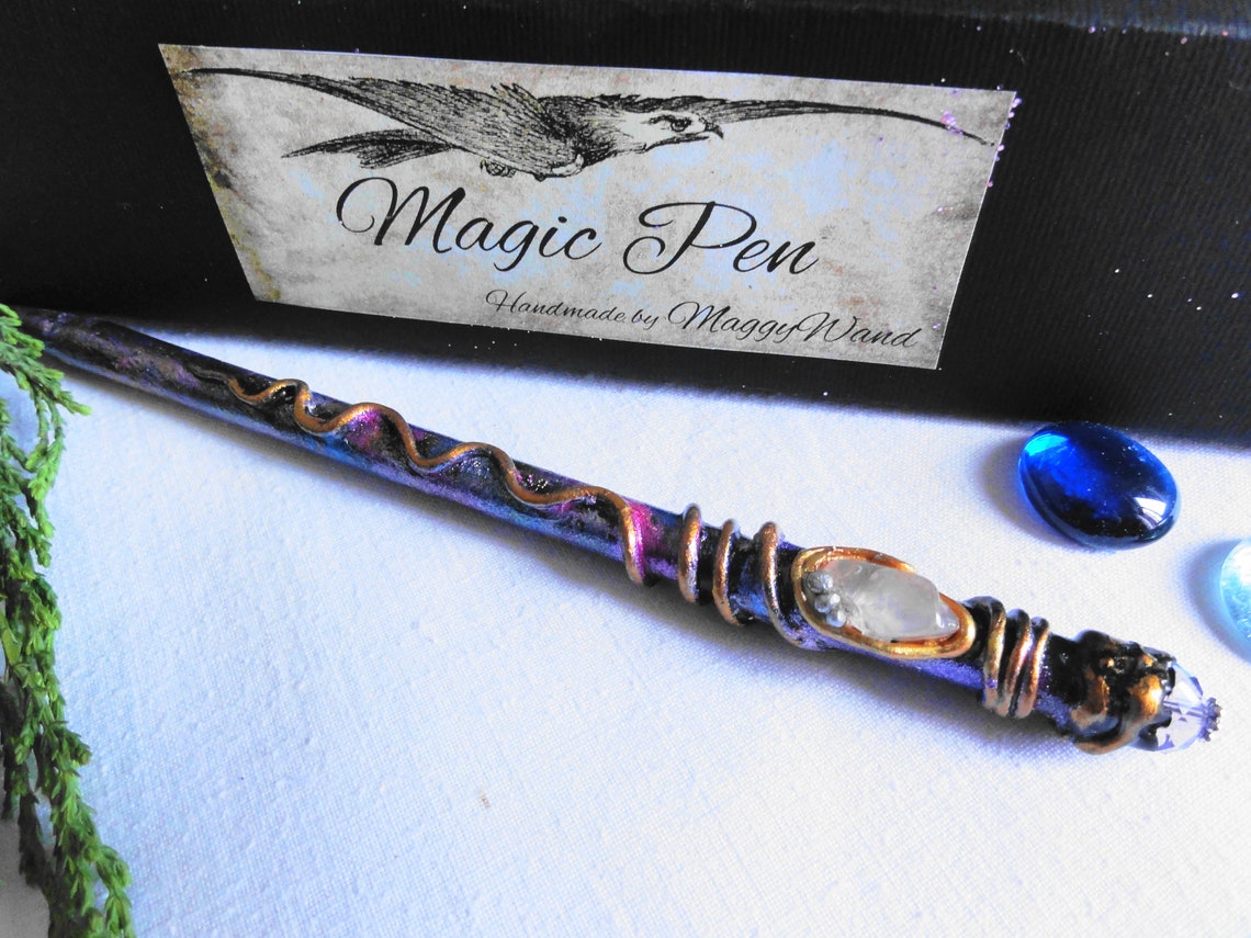 Rose Quartz Magic Pen Written Tools Princess Pencil Willow - Etsy