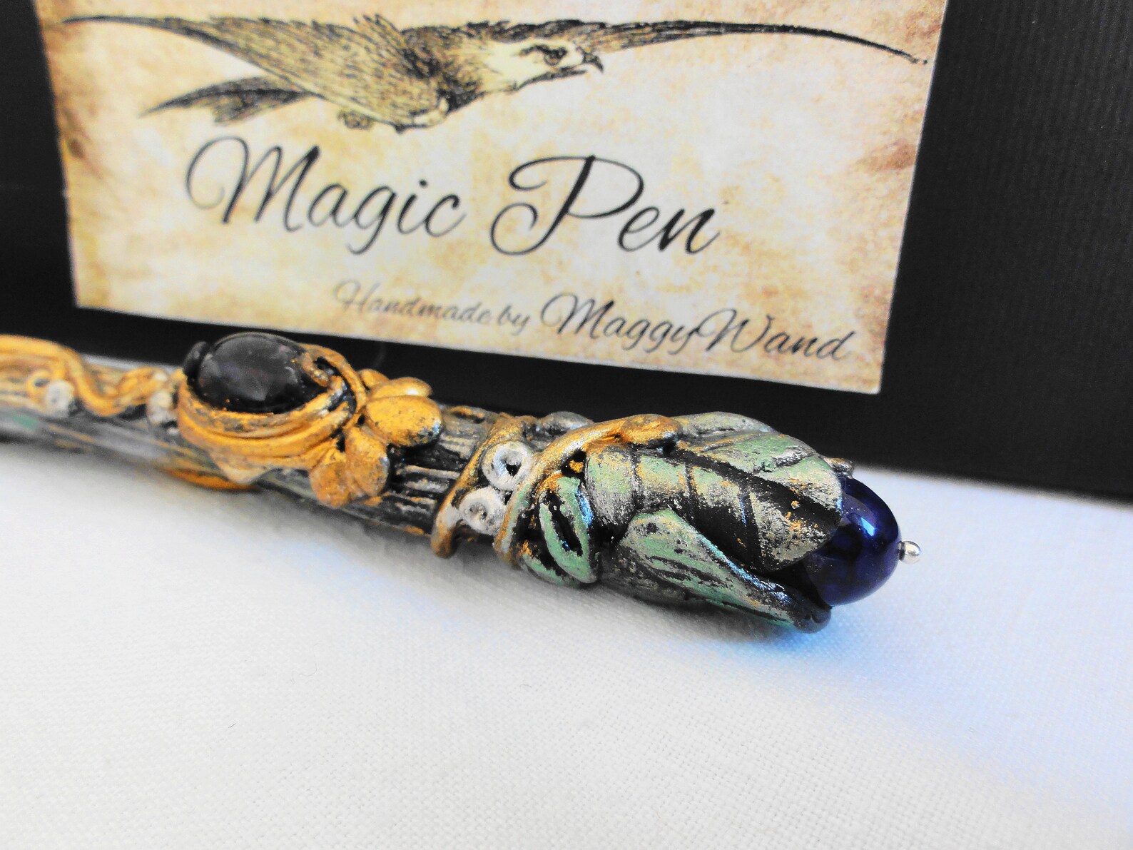 Pen Amethyst Stone Magic Pen Witchy | Etsy