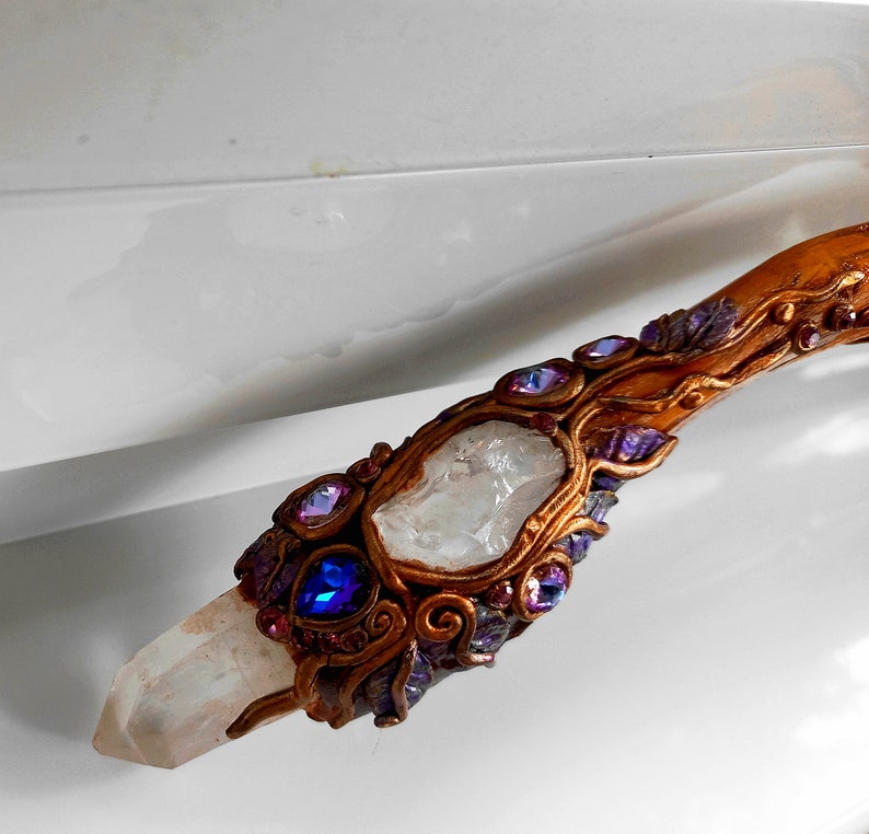 Clear Quartz Magic Wand Azeztulite Crystal Witchy One of A - Etsy