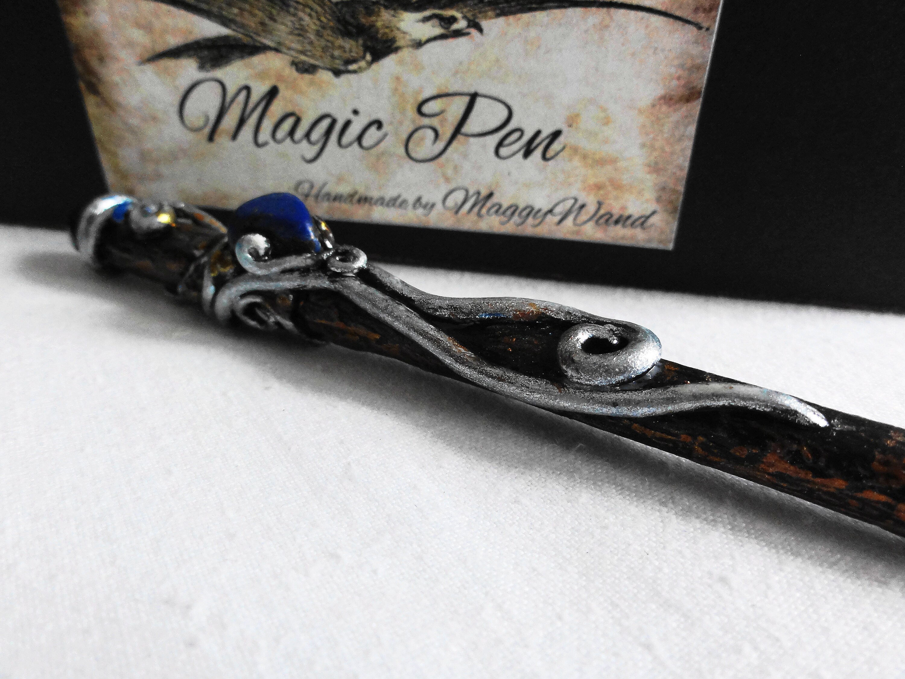 Writer Talisman Magic Pen Sodalite Stone Magic Wand Pencil - Etsy UK