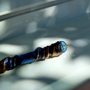 Magic Wand Blue and Gold Cosplay Magic Wand Witches Wand Party - Etsy