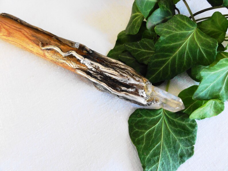 Raven Magic Wand Opalite Gemstone Crow Skull Witchy Powers - Etsy