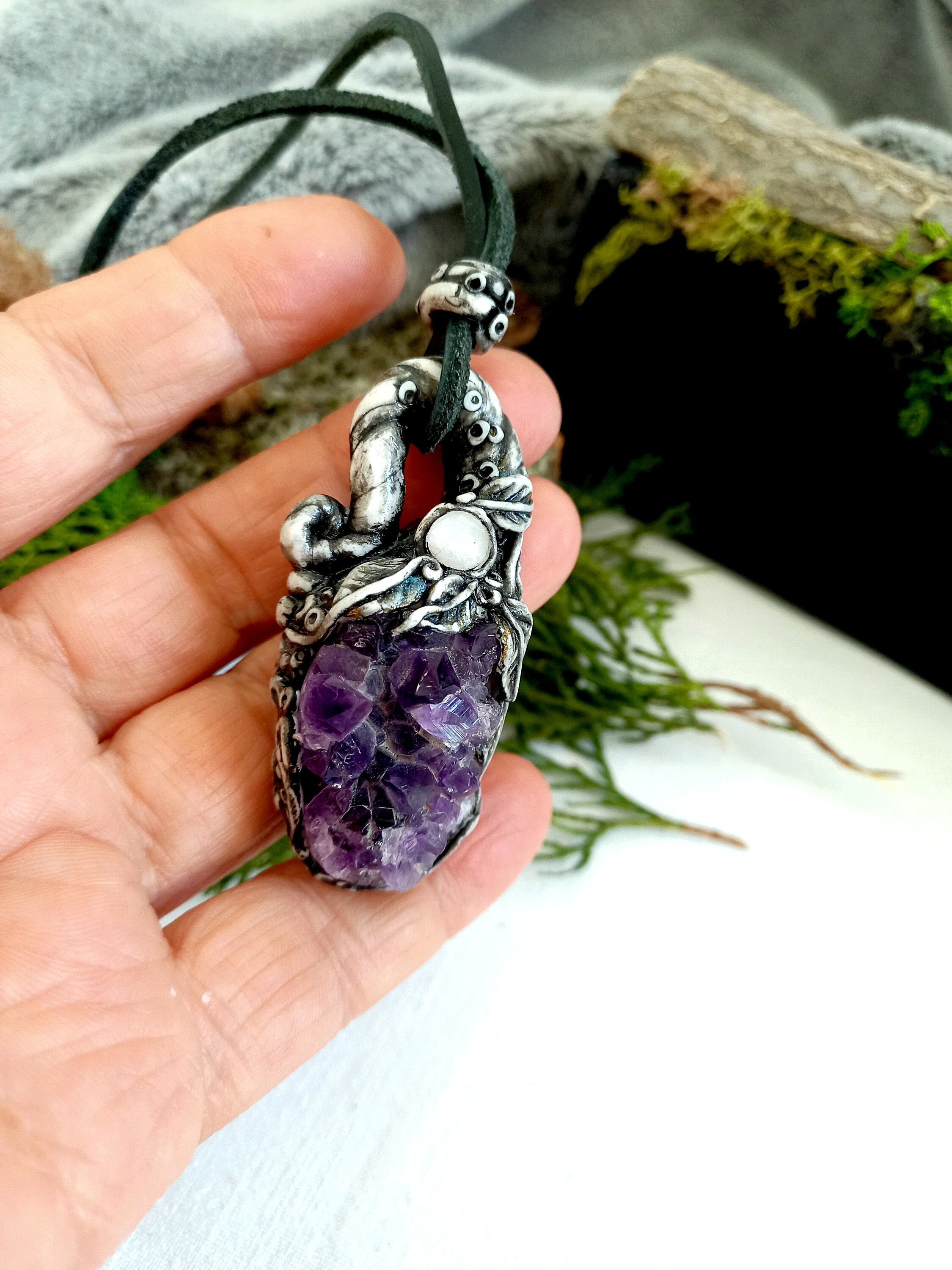 Amethyst Gemstone Necklace