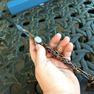 Blue Magic Wand, Aquamarine, Magic Wand With Box - Etsy