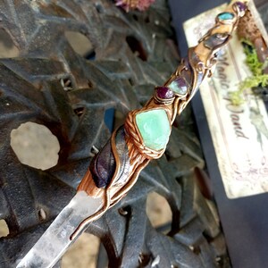 Magic Wand With Box, Fluorite Crystal, Fairy Stick, Witchy Tools, One ...