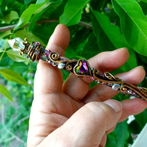 Magic Pen Heart Crystal , Written Pen, Witch Pencil, Gift for ...