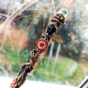 Magic Pen, Writer Pencil, Obsidian Crystal, Notebook Tools, Faerie ...