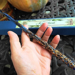 Blue Wand, Witchy Stick, Fairy Soul Magic Wand - Etsy