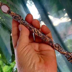 Blue Magic Wand, Aquamarine, Magic Wand With Box - Etsy