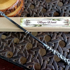 Magic Wand, Silver Wand, Wizard Tools, Witch Wand Silver and Black ...