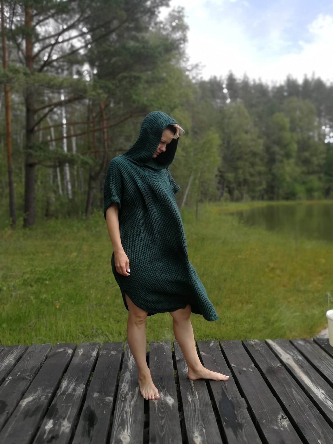 Surf Poncho Towel Poncho Poncho Women Poncho Men Adult Hooded - Etsy