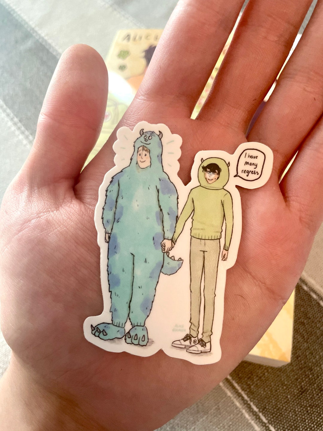 Heartstopper Nick and Charlie Monsters Inc Halloween Sticker! - Etsy