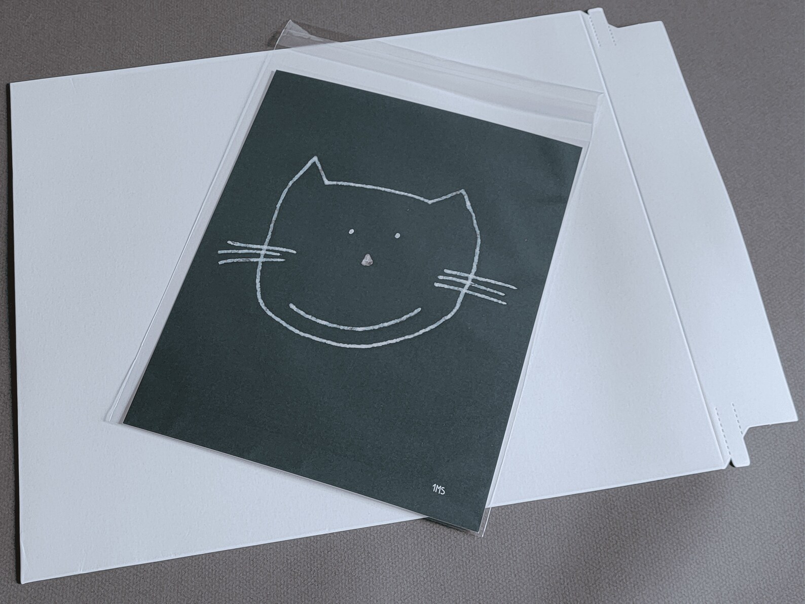 Minimalist Cat Print - Etsy