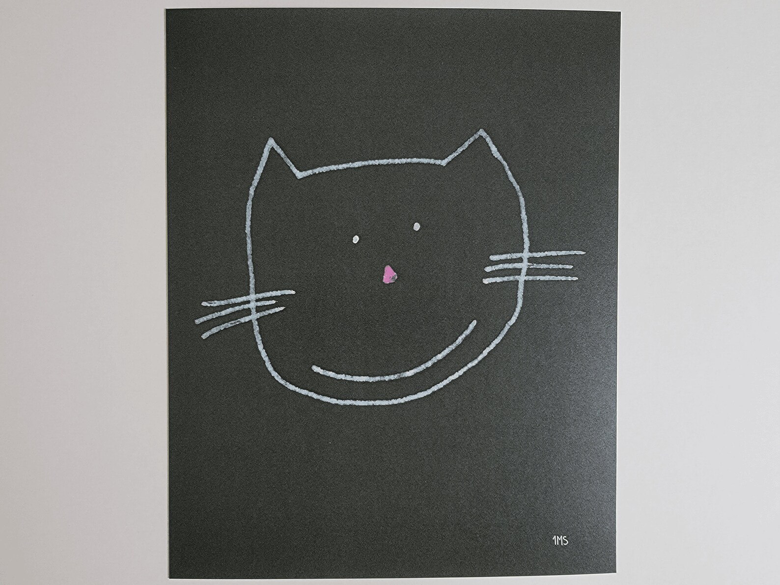 Minimalist Cat Print - Etsy