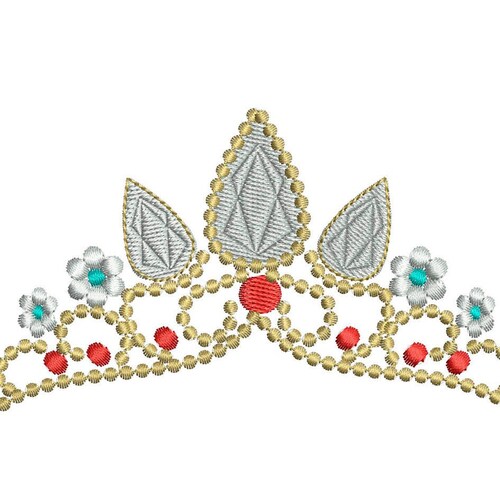 Tiara Embroidery Design Files | Etsy