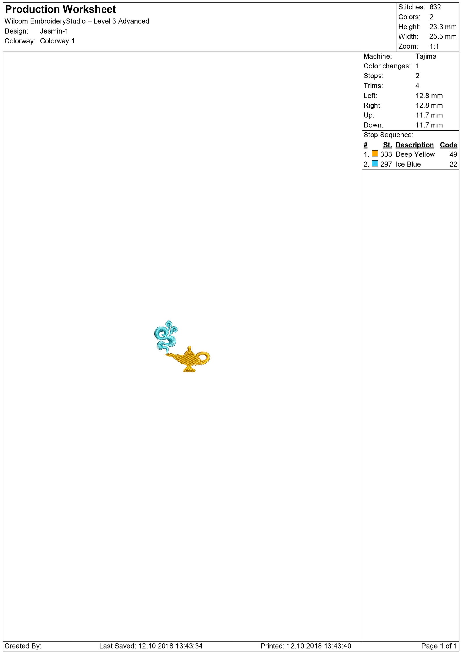 The Magic Lamp Embroidery Design Files - Etsy