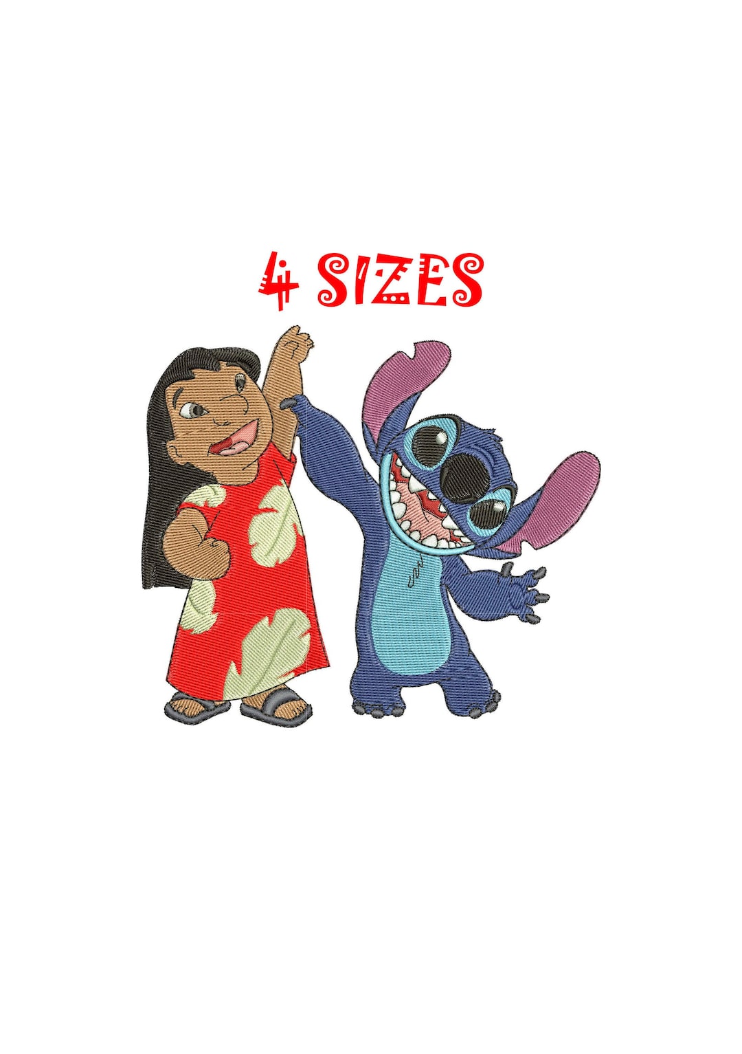 Lilo & Stitch Inspired. Machine Embroidery Design - Etsy