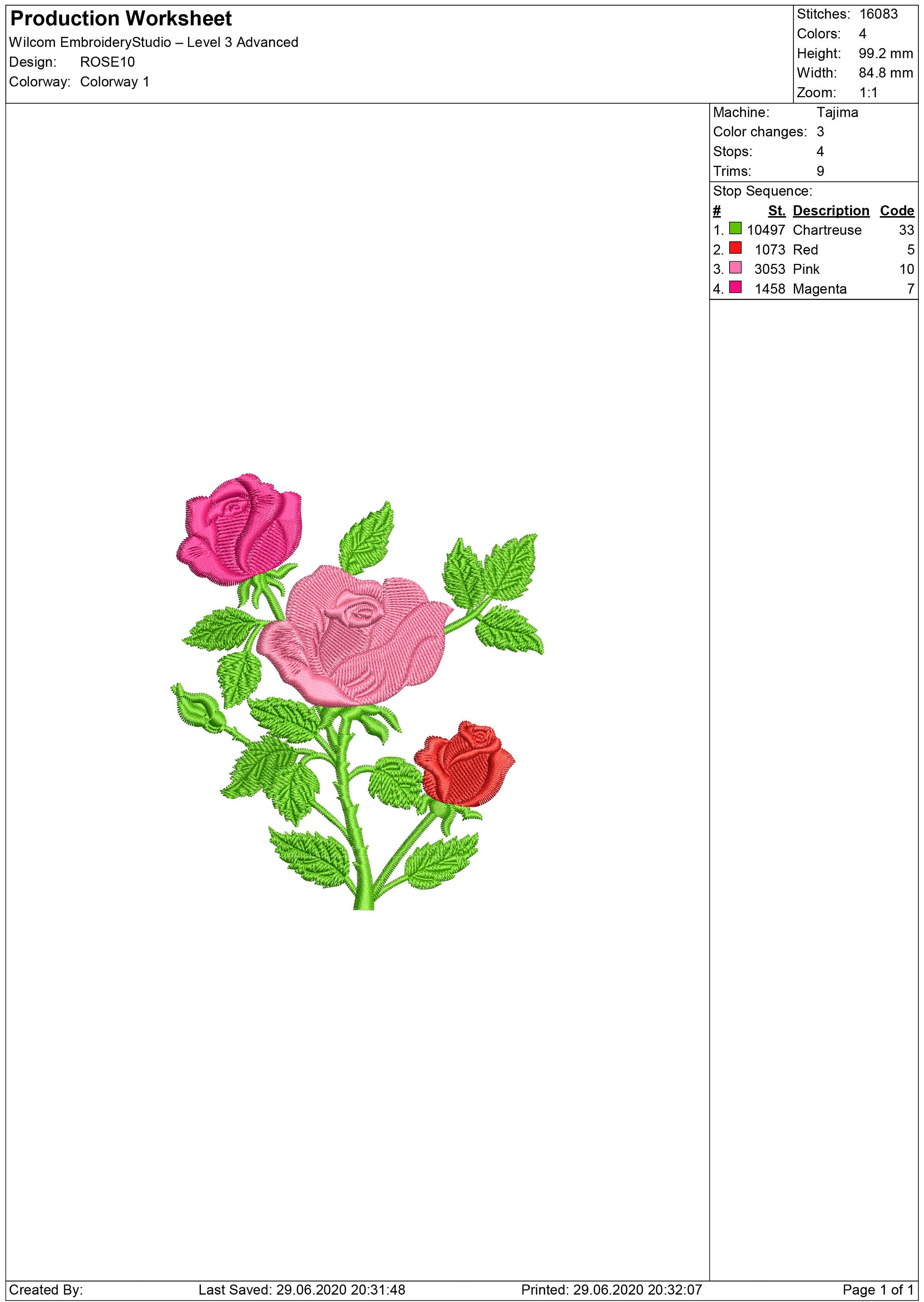 Rose Flower, Blooming Rose Embroidery Design Files - Etsy