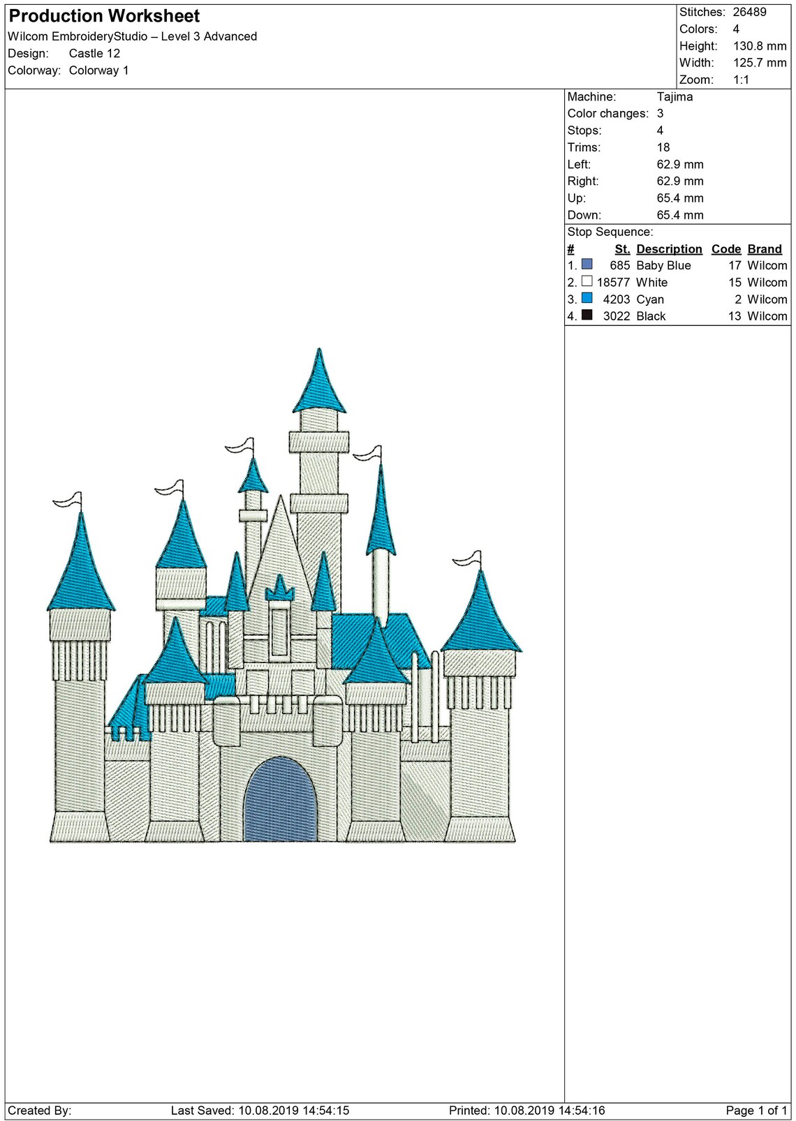 Castle Embroidery Design Files - Etsy Australia