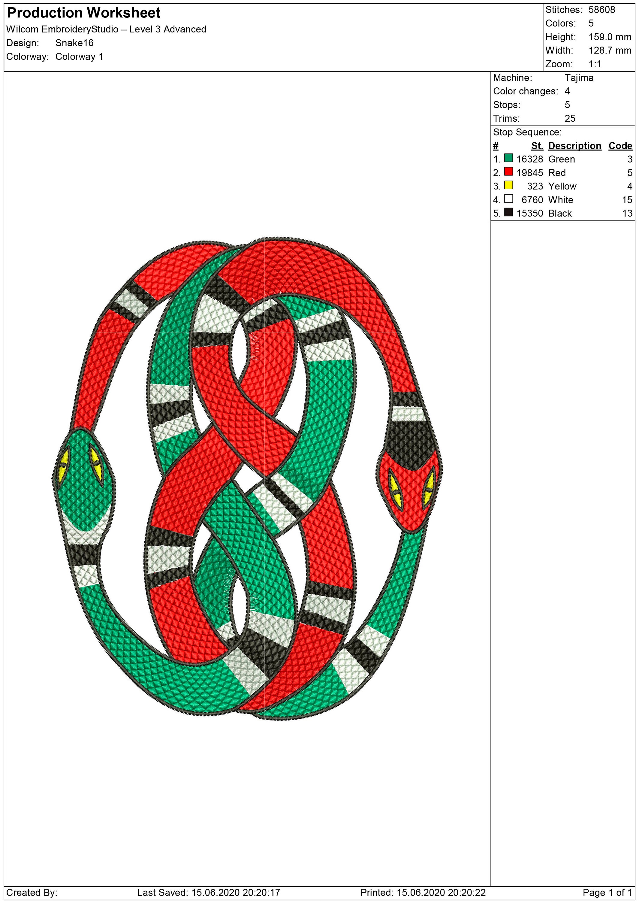 Snake Embroidery Design Files - Etsy