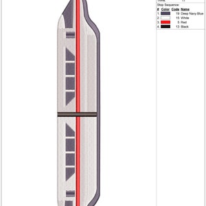 Monorail Embroidery Design Files - Etsy