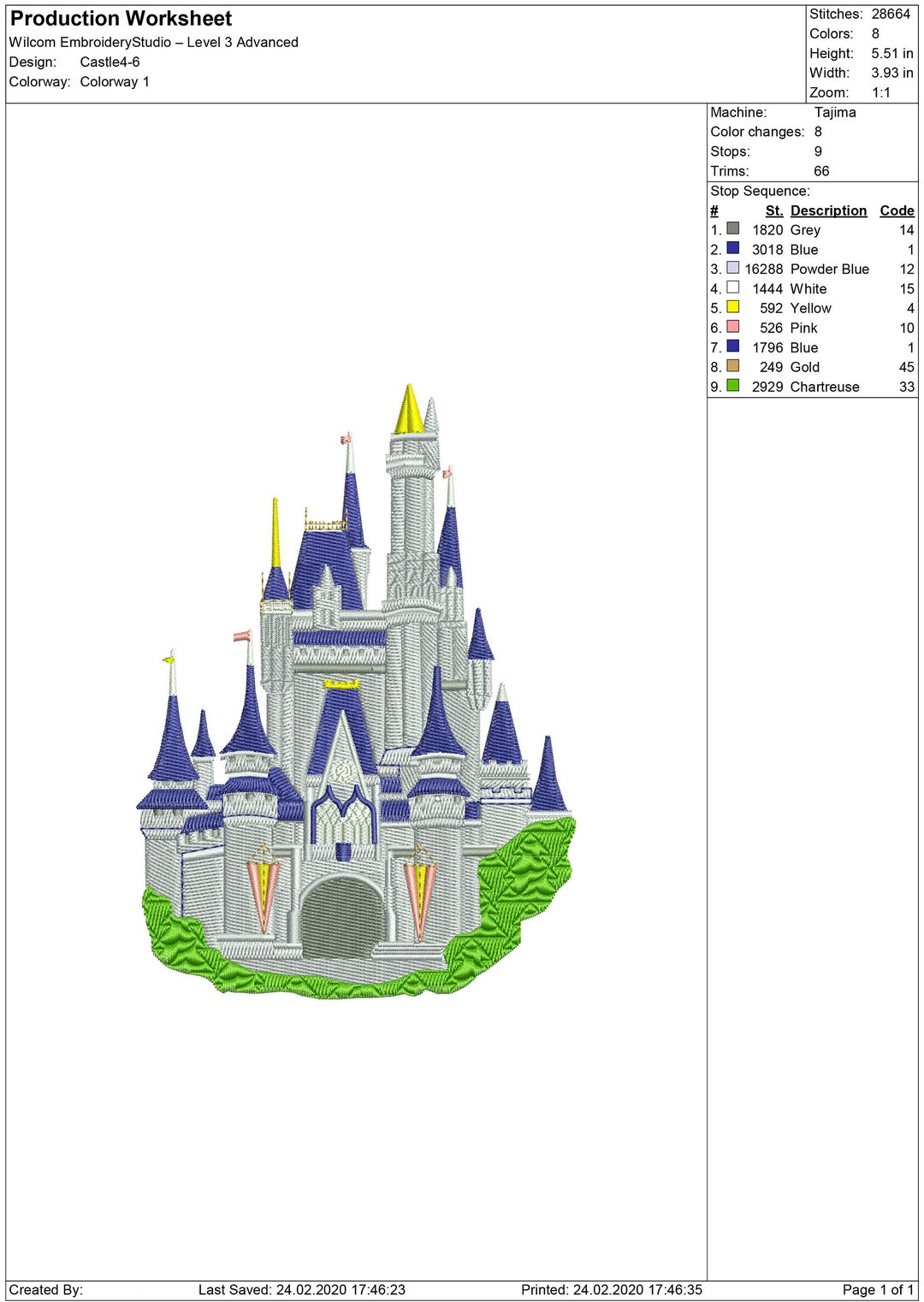 Castle Embroidery Design Files - Etsy