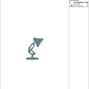 Lamp Embroidery Design Files - Etsy